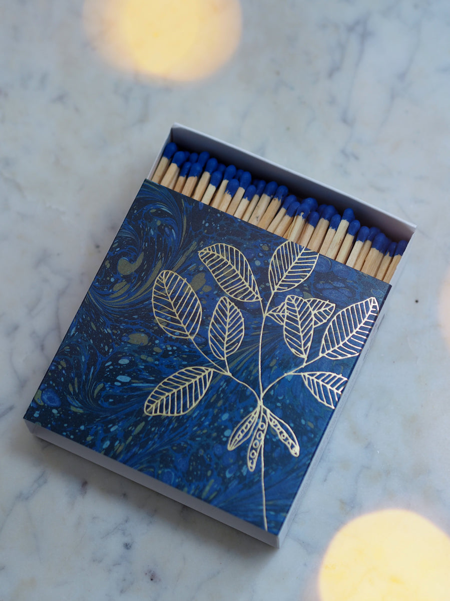 TBCC x Compton Marbling Blue Box of Matches – The Botanical Candle Co.