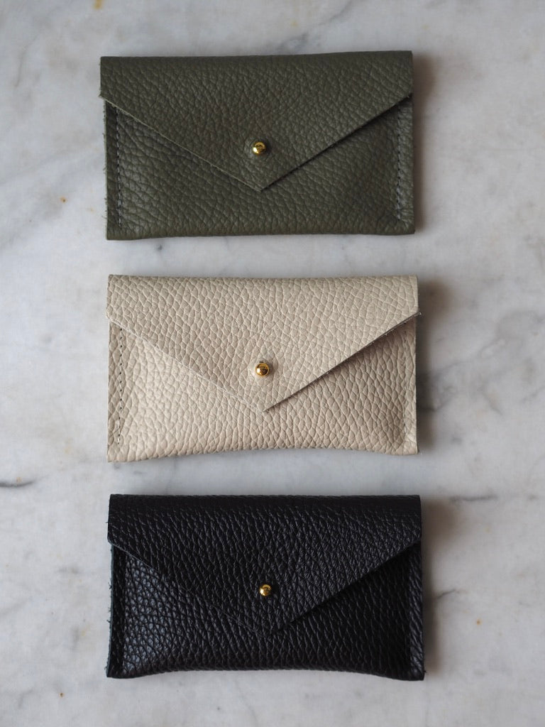 Leather Card Purses by Studio Lowen – The Botanical Candle Co.