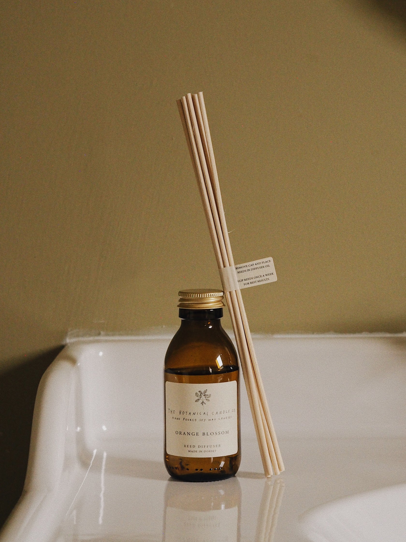 Orange Blossom Reed Diffuser – The Botanical Candle Co.