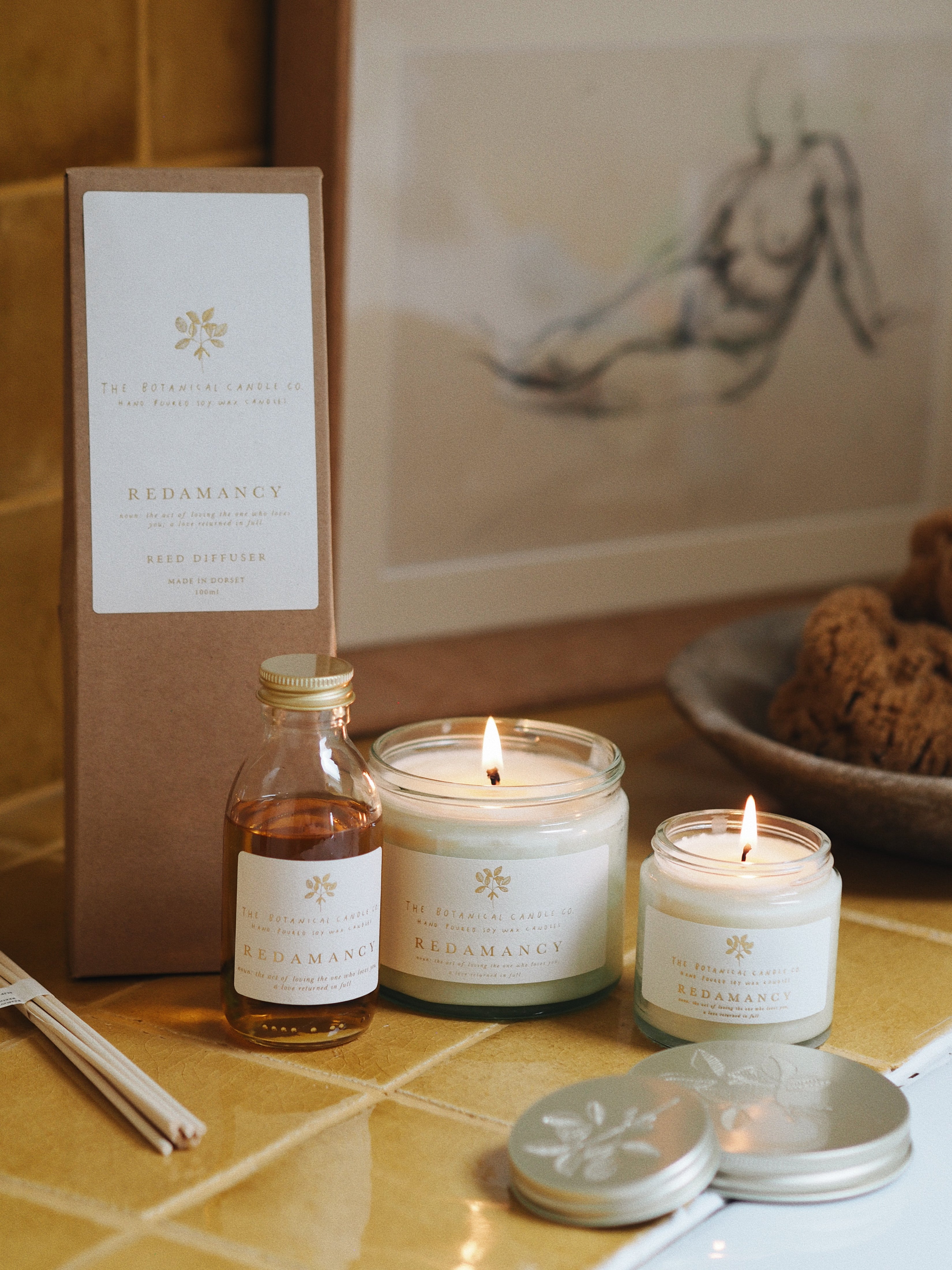 The Botanical Candle Co. | Soy Wax Candles Hand Poured in the UK