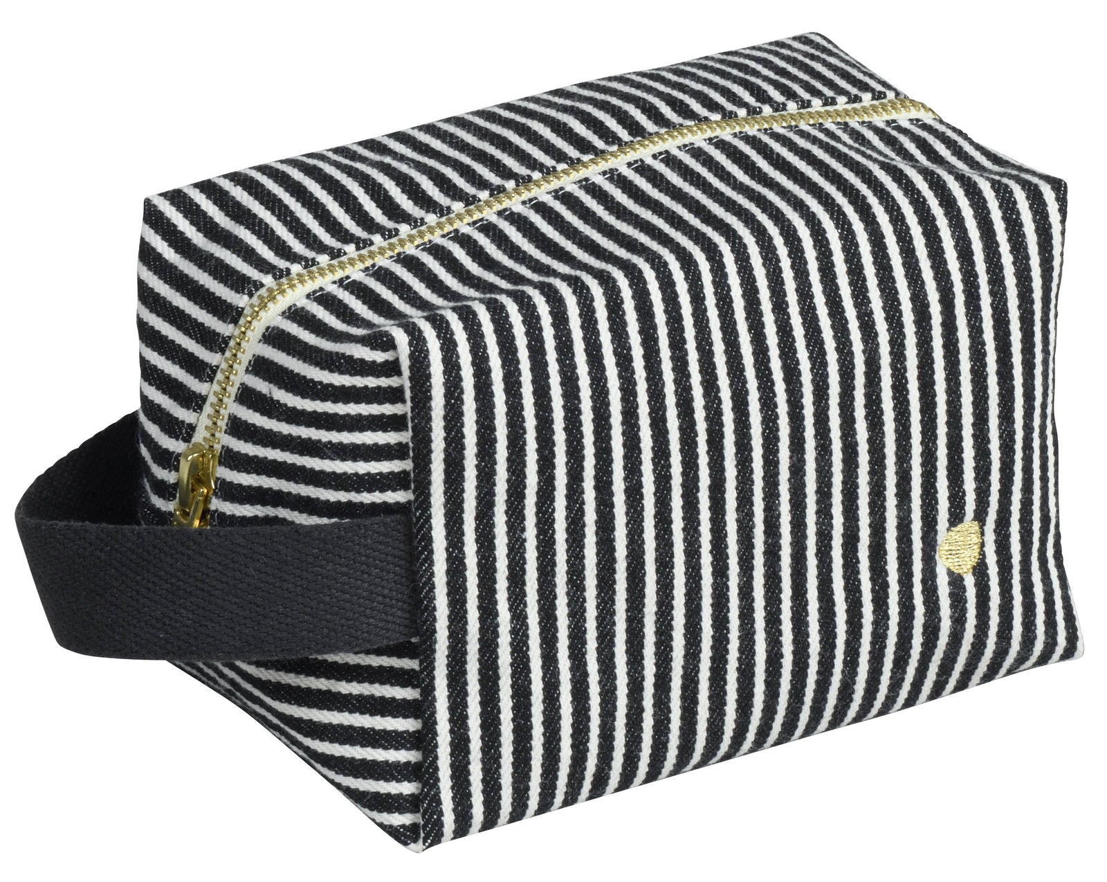 Cube Pouch Navy Stripe – The Botanical Candle Co.