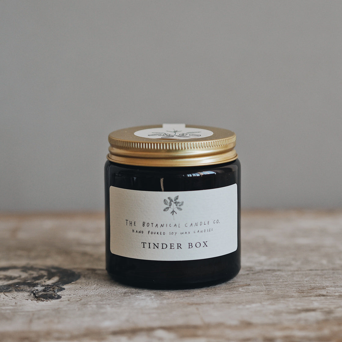 Tinder Box Soy Candles in Amber Jars – The Botanical Candle Co.