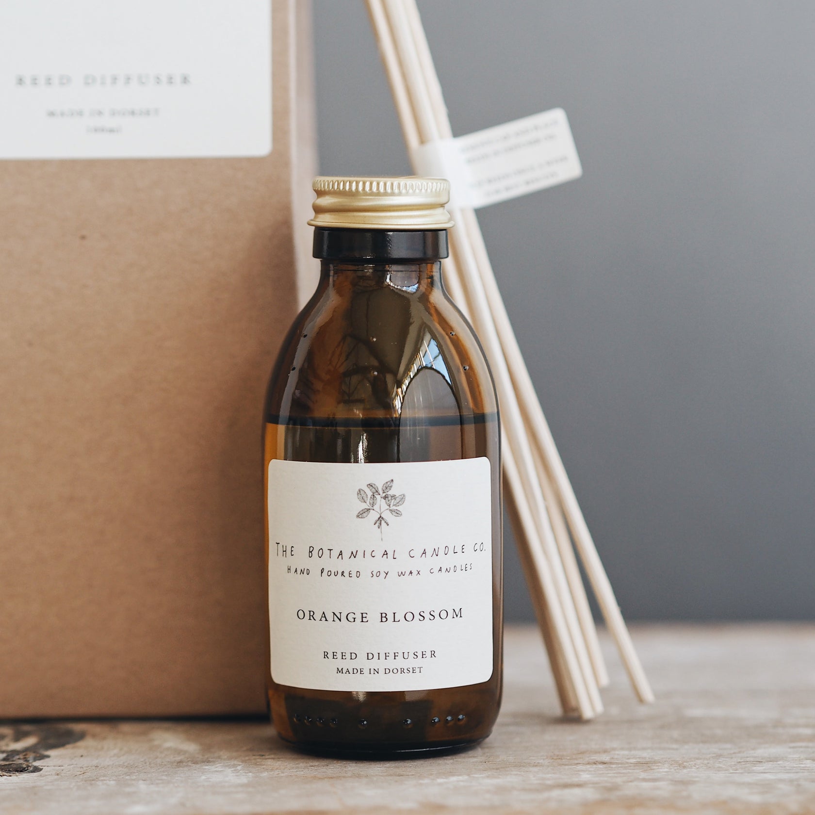 Orange Blossom Reed Diffuser – The Botanical Candle Co.